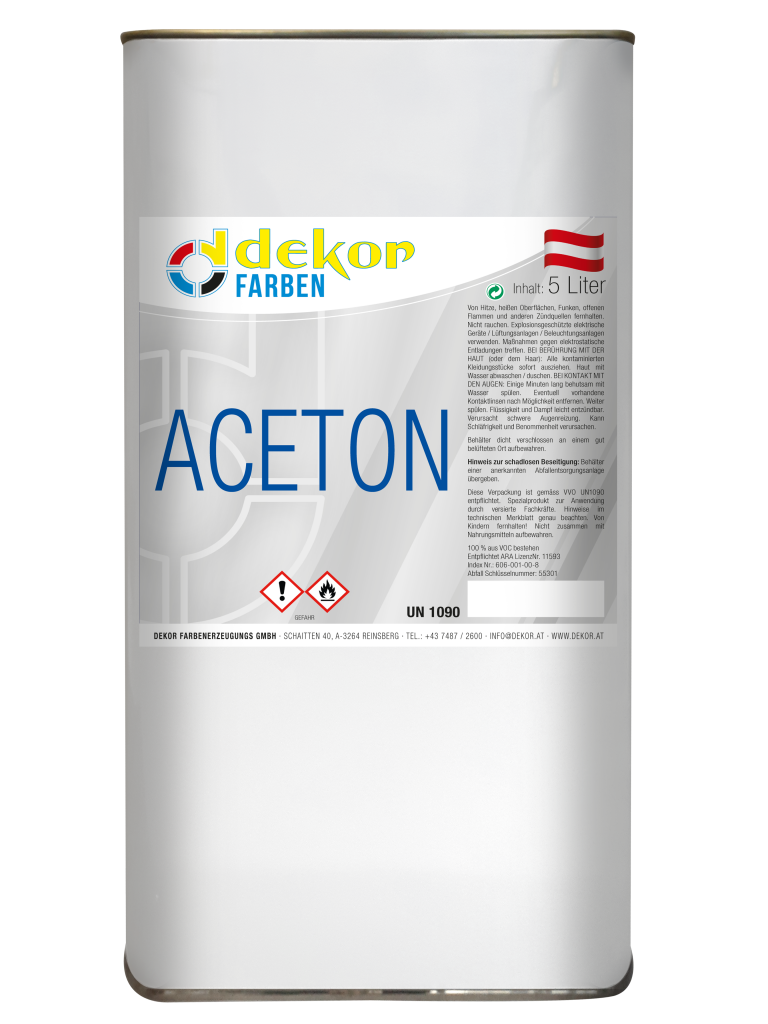 Aceton online kaufen | DEKOR Farbenshop